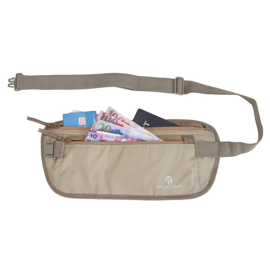 RFID Blocking DLX Money Belt | Eagle Creek | Body Wallets