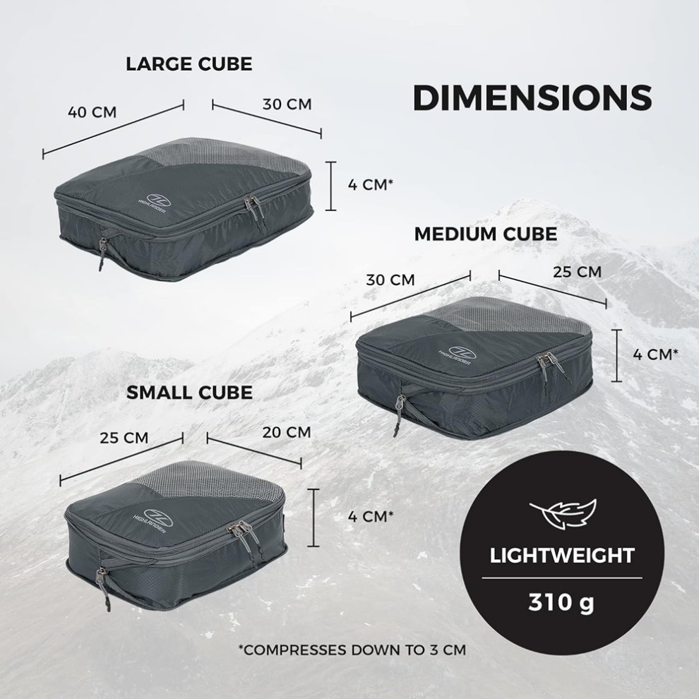 Buy Highlander Compression Packing Cubes UK