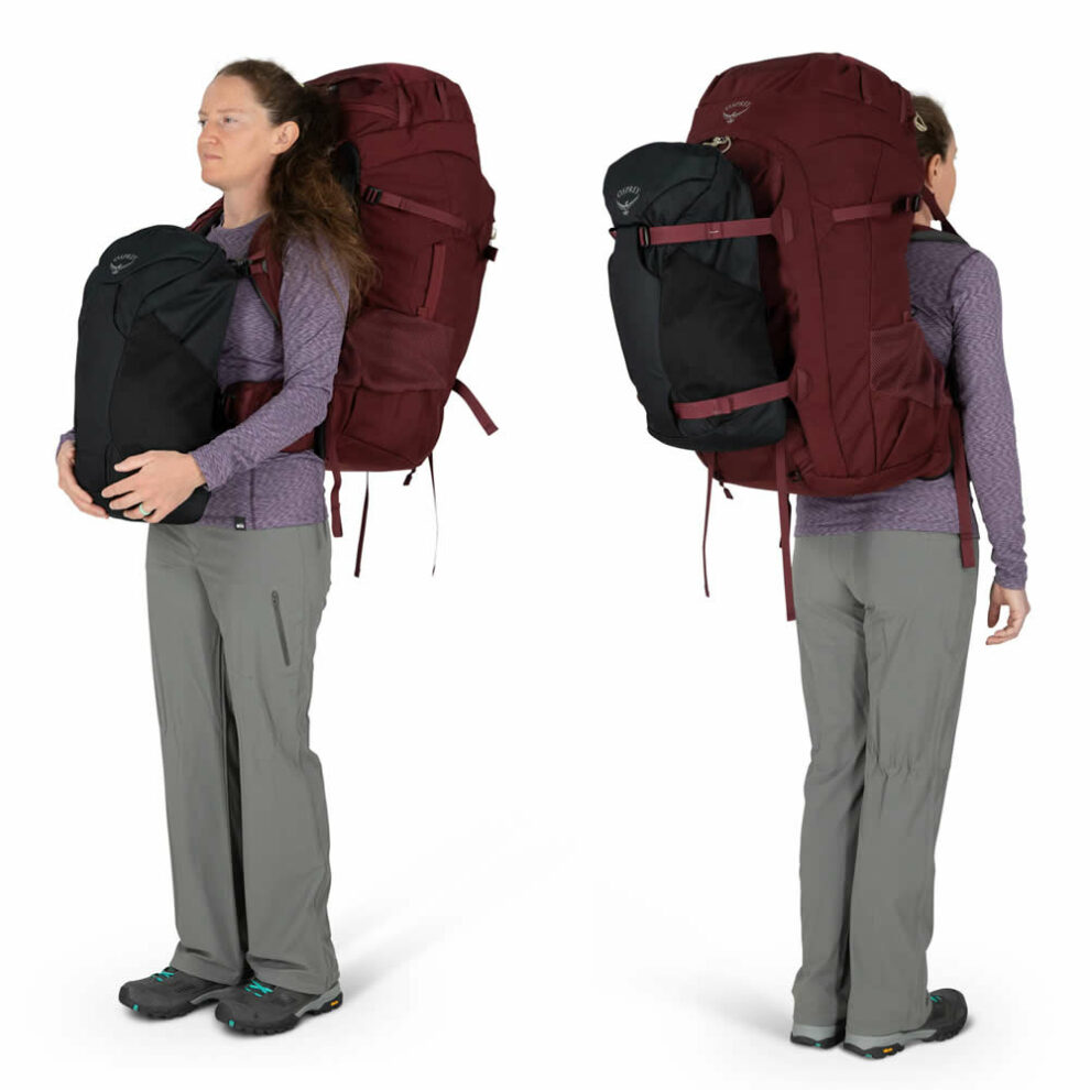 Buy Osprey Fairview Trek 50 | Free UK Delivery | Night Jungle Blue