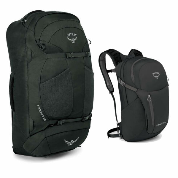 Osprey Farpoint 80 with Farpoint Daypack | Travel Backpacks