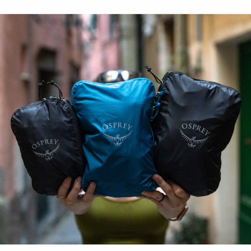 Buy Osprey Small Packing Cube | Black, Waterfront Blue & Limon Green