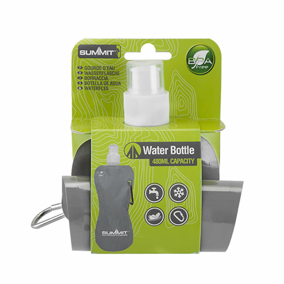 Buy Summit Roll Up Water Bottle 480ml - Gap Year Travel Store