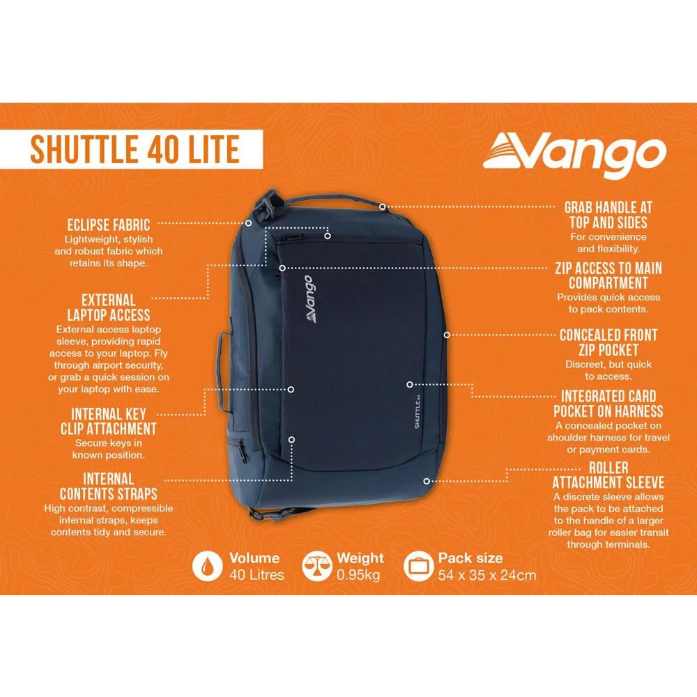 Buy Vango Shuttle 40 Lite